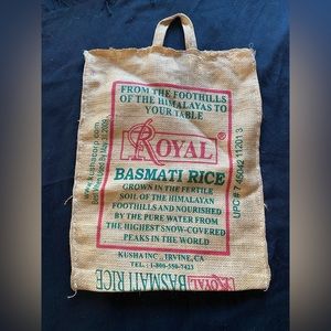 American Vintage | Bags | Y2k Basmati Rice Tote Bag With Handle And Top ...